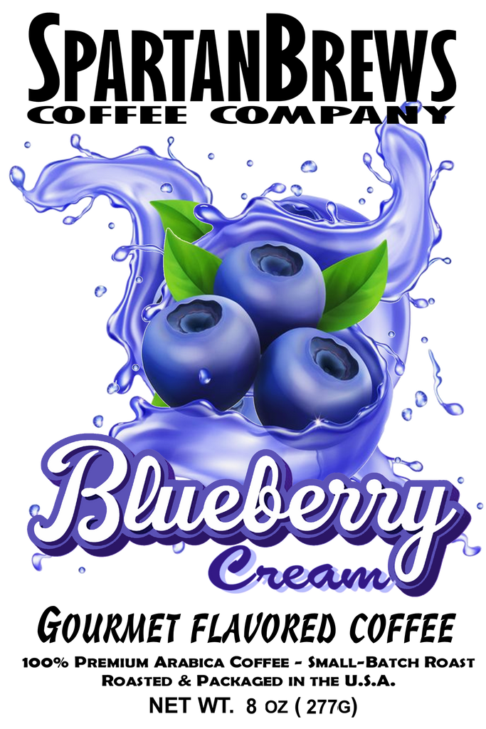 Blueberry Cream Gourmet Flavored Coffee