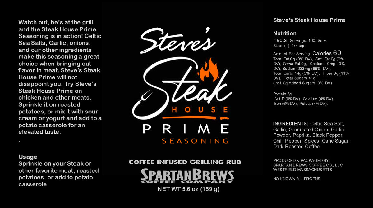 Steve's Steak House Prime Seasoning