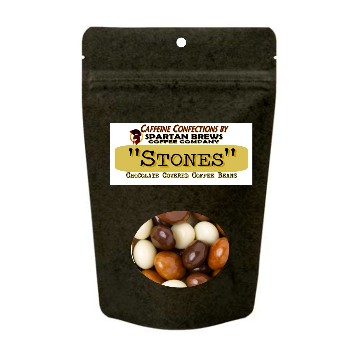 Stones Mixed Chocolate Coffee Beans sm Pak 1.5oz